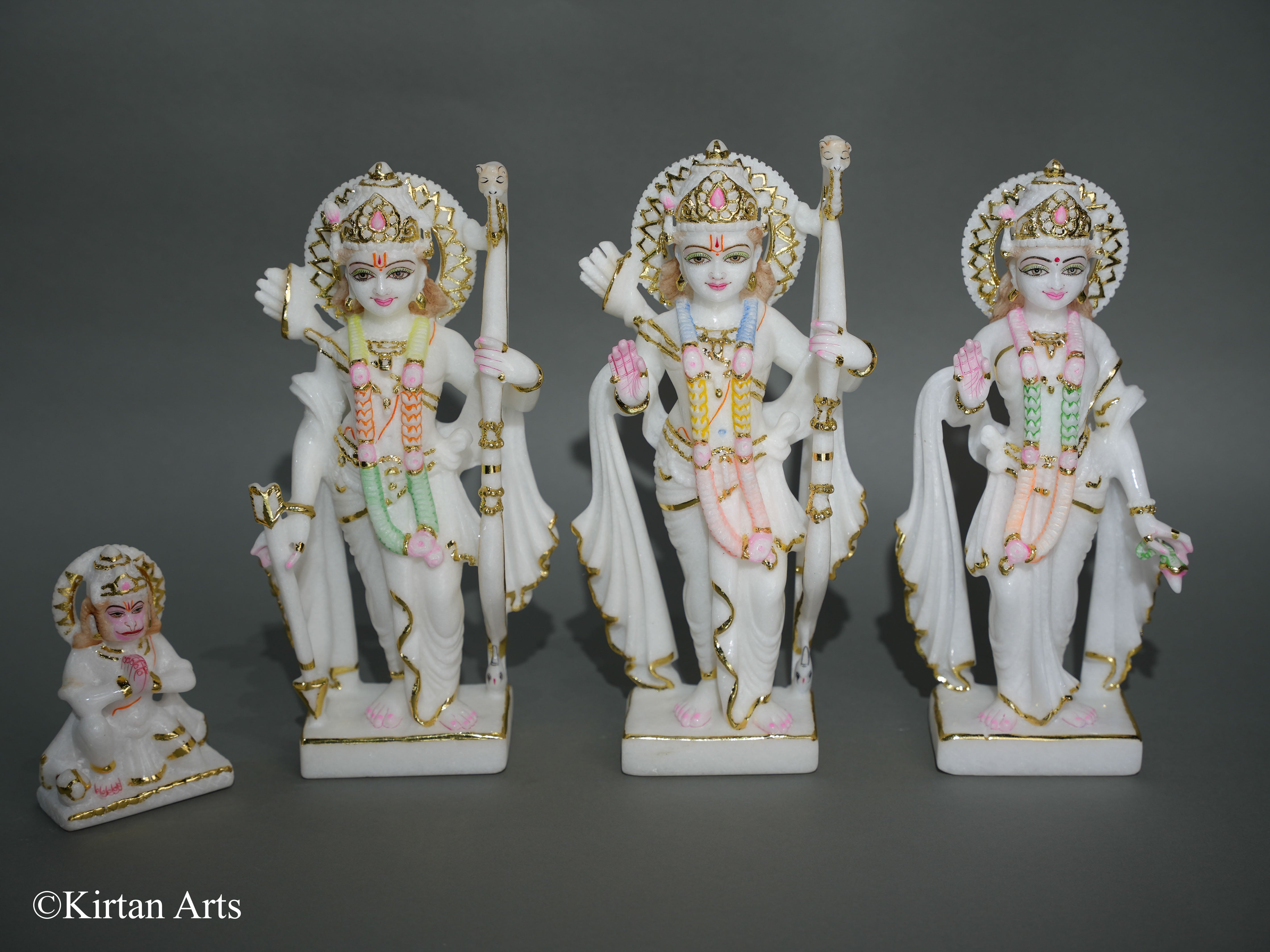 Marble Ram Darbar Set (4Pcs) 12" – Kirtan Arts