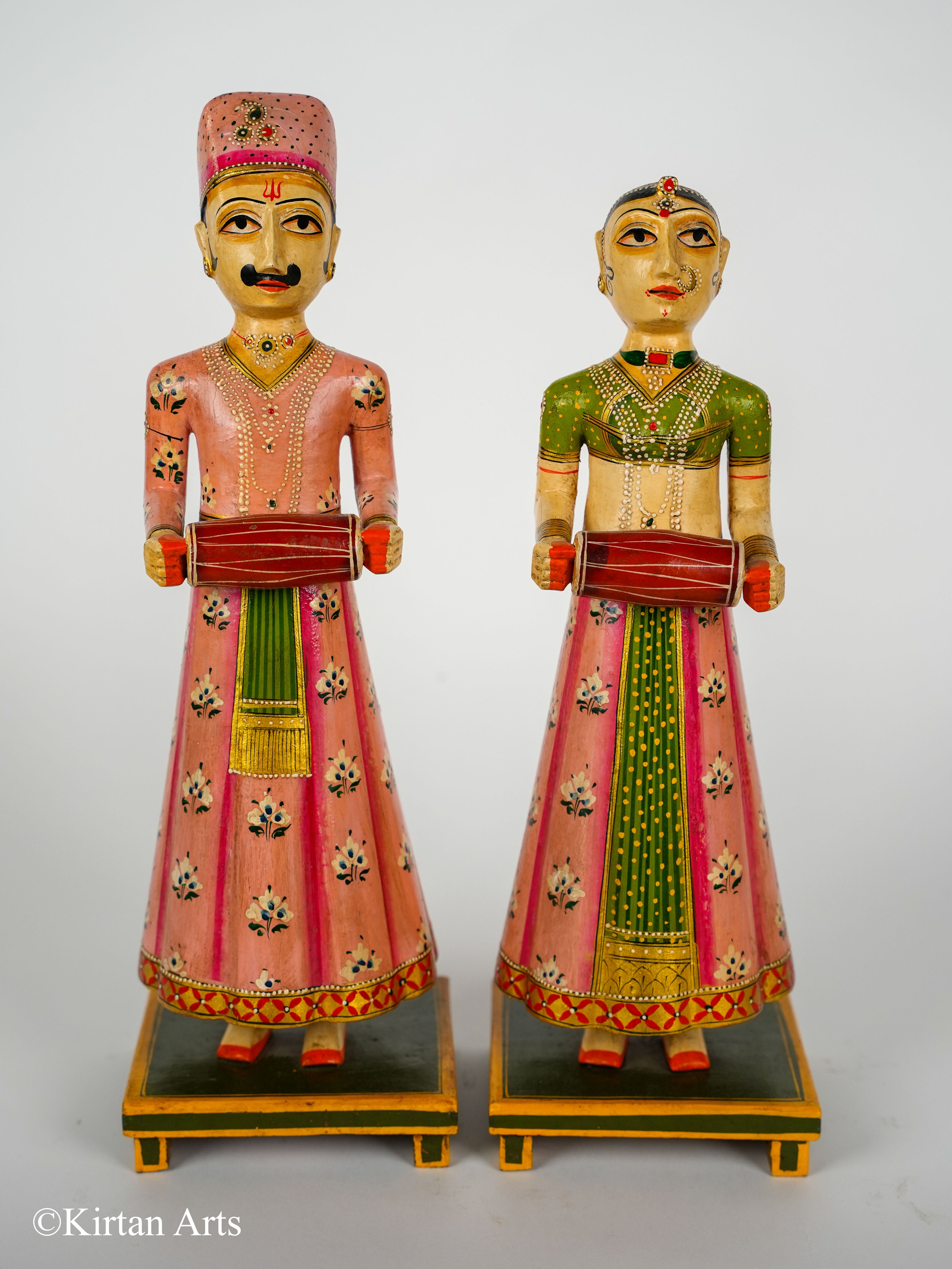 Gangaur Dolls Pair 15" – Kirtan Arts