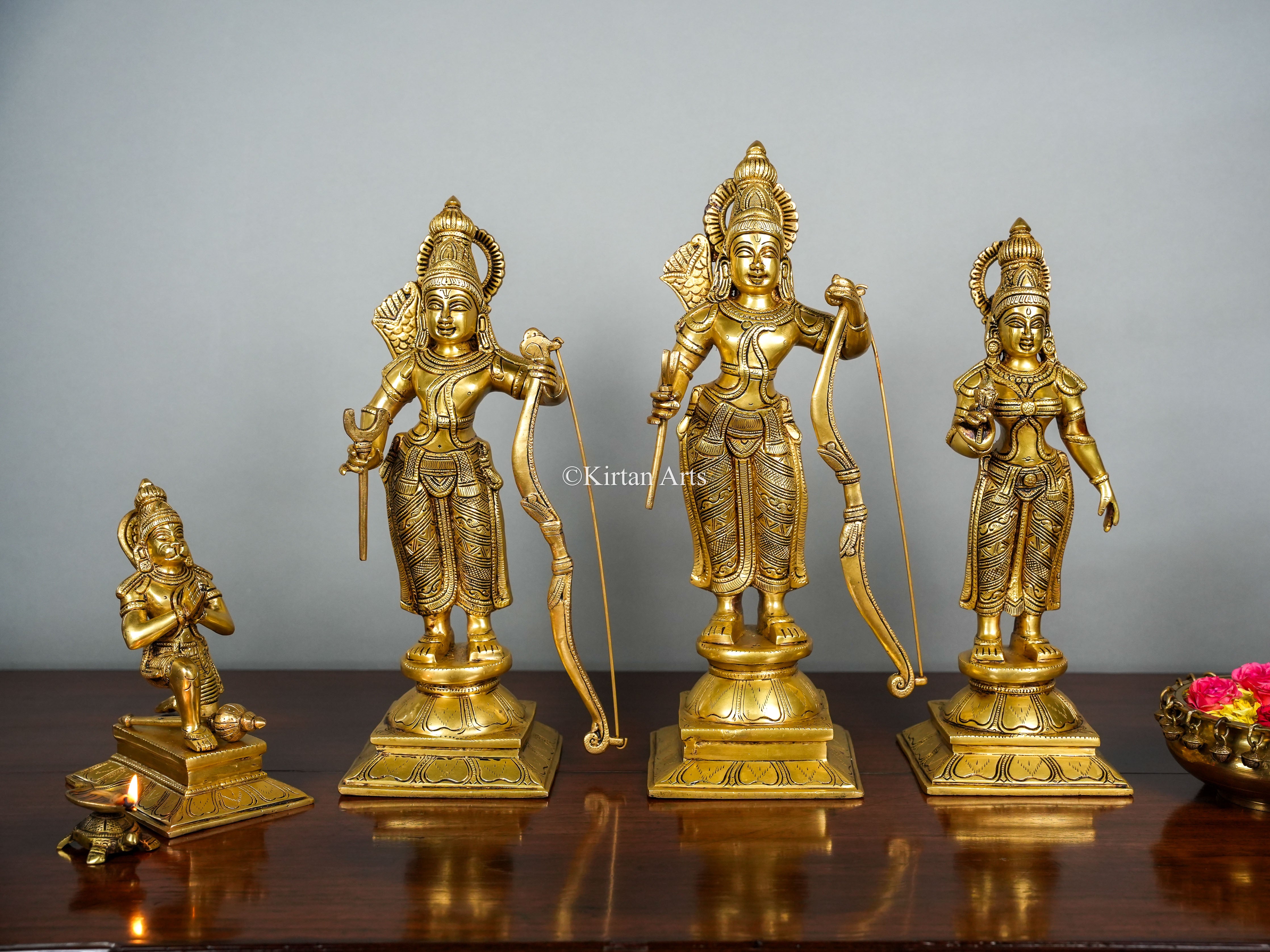 Brass Ram Darbar Set 18" – Kirtan Arts