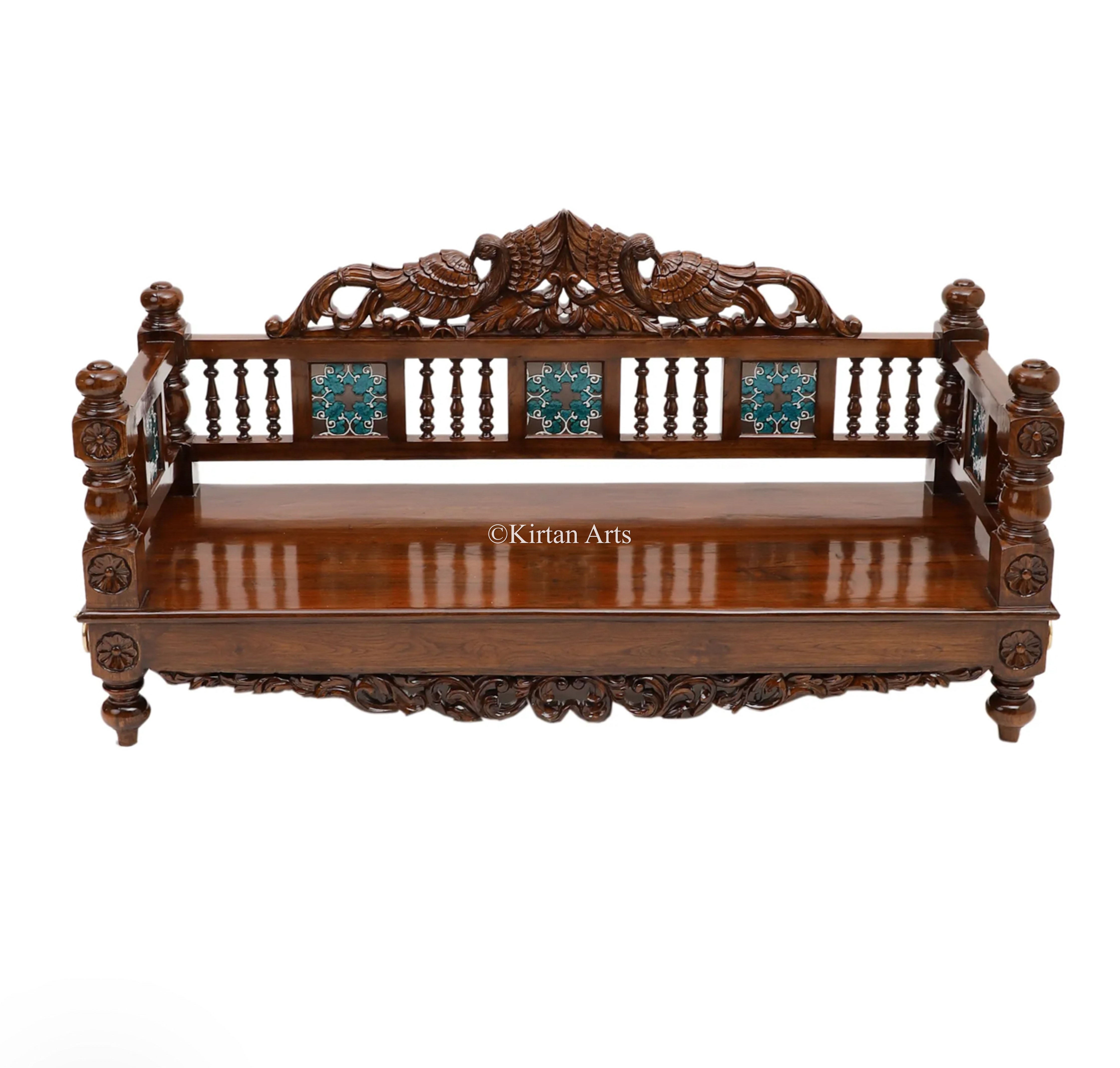 Teakwood Carved Jhula – Kirtan Arts