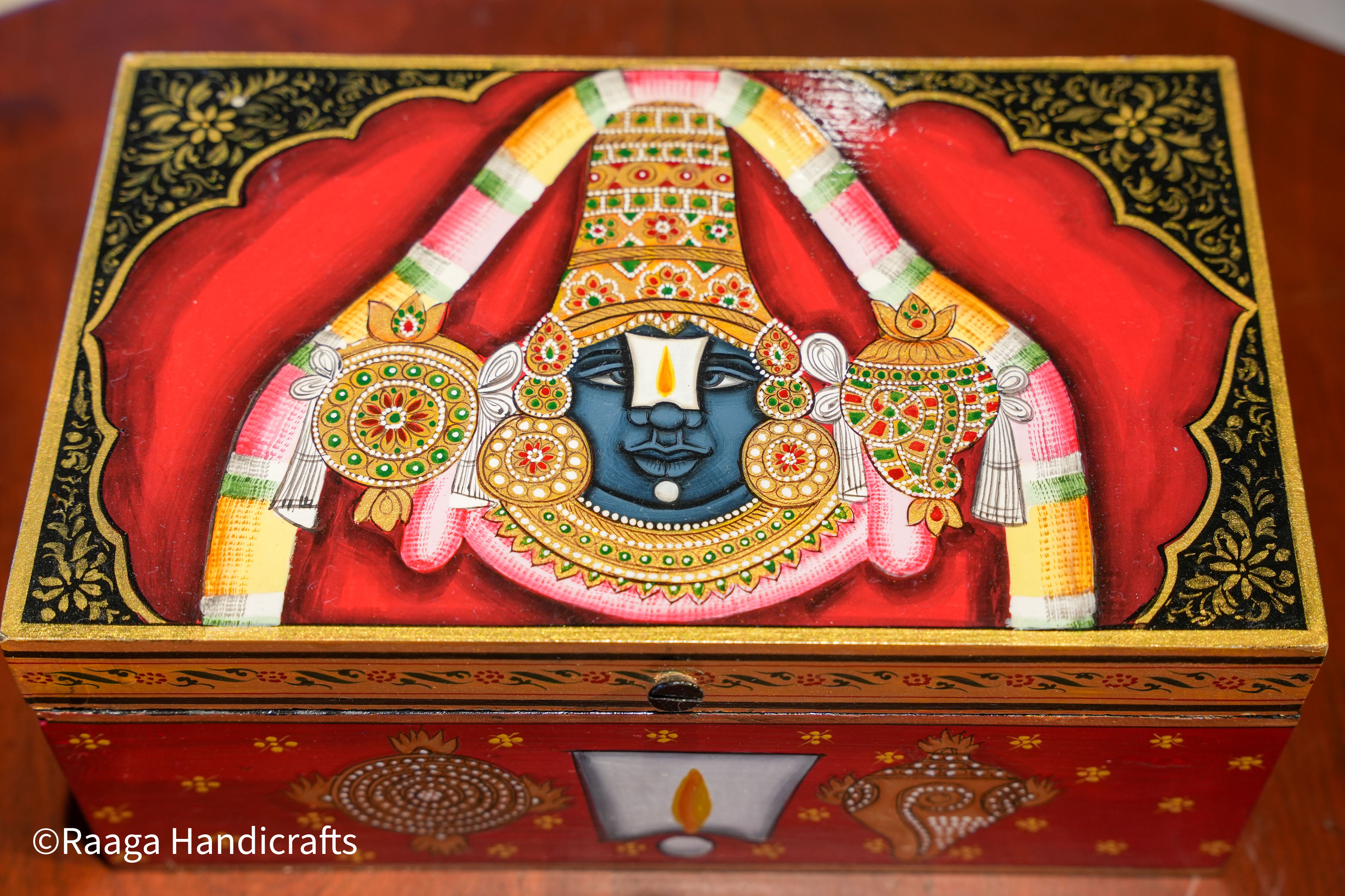 Handpainted Balaji Box 10x6 – Kirtan Arts